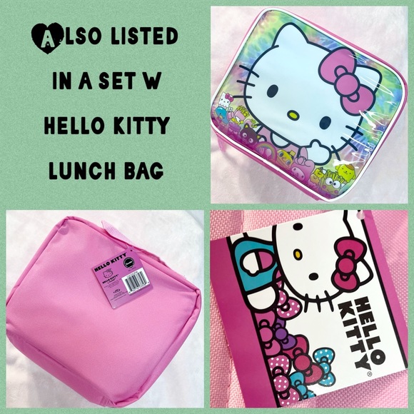 Hello Kitty | Bags | Hello Kitty Backpack Book Bag W Sanrio Characters ...